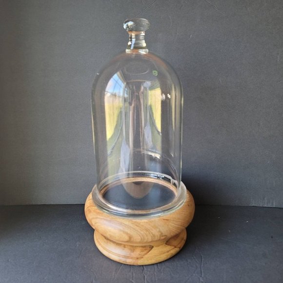 Pyrex | Accents | Vintage Large Pyrex Cloche Bell Jar With Top Knob ...